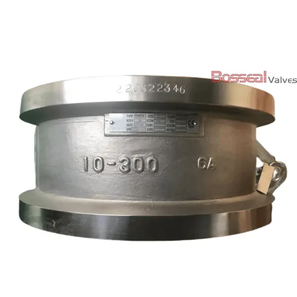 8 Inch Dual Check Valve, ASTM A890 5A, 2500 LB, API 594 - Bosseal