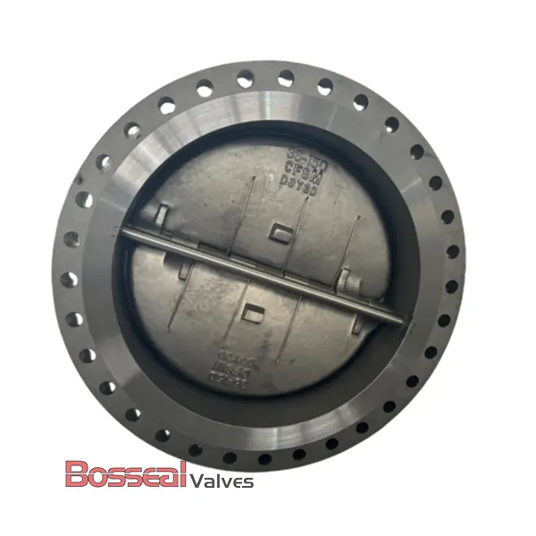 6 Inch Dual Check Valve, ASTM A890 4A, 300 LB, API 594, 6D - Bosseal