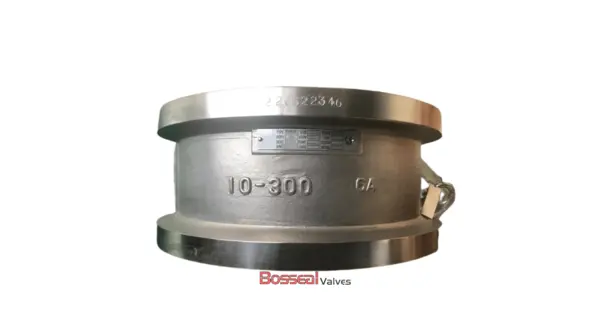 API 594 Dual Check Valve, 48 Inch, 150 LB, ASTM A890 4A - Bosseal