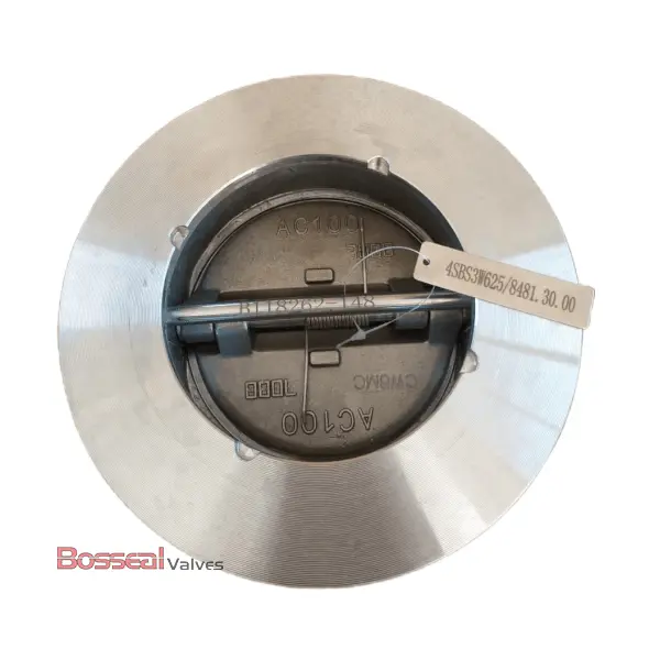 Dual Plate Non-Return Valve, A890 5A, API 6D, 26 IN, 300 LB - Bosseal