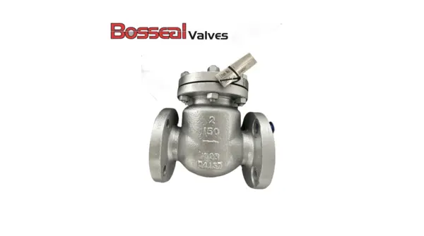 Bolted Bonnet Swing Check Valve, CL150, 2IN, WCB, BS 1868 | Bosseal
