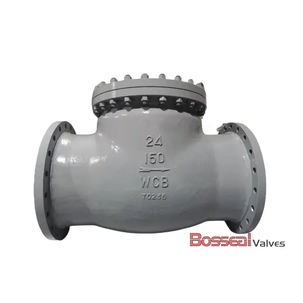 Stainless Steel Swing Check Valve, A351 CF8, 30 IN, CL 150 - Bosseal