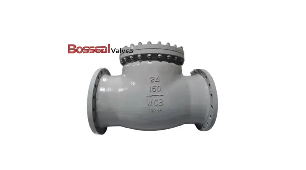 API 6D Swing Check Valve, ASTM A351 CF8, 20 IN, ANSI 150, RF - Bosseal