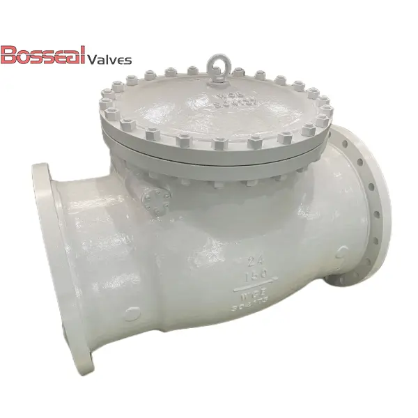 Carbon Steel Swing Check Valves, 8 IN, CL 600, ASTM A216 WCB - Bosseal
