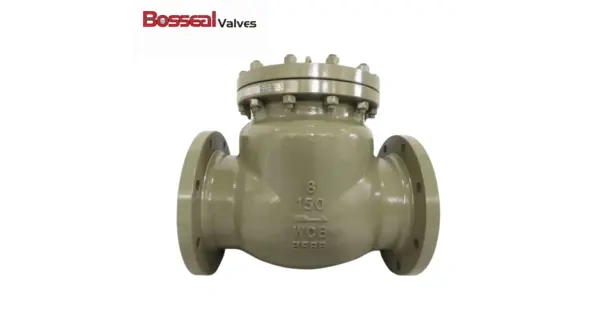ASTM A216 WCB Swing Check Valve, 8 Inch, 150 LB, API 594, RF | Bosseal