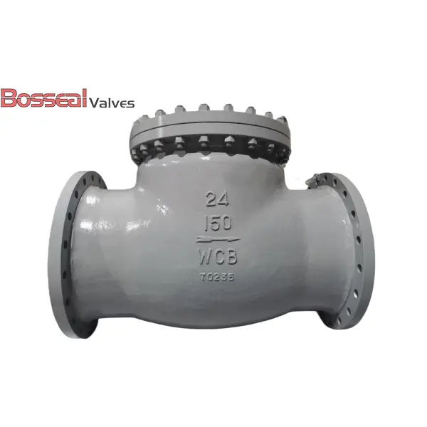 API 594 Swing Check Valve, ASTM A351 CF8, ANSI 300, 42 IN, RF - Bosseal