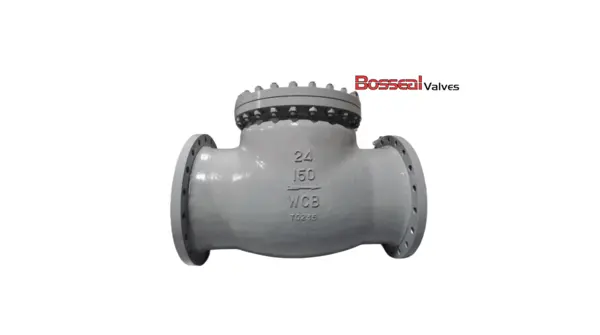 32 Inch Swing Check Valve, CL 300 LB, API 594, A351 CF8M, RF - Bosseal
