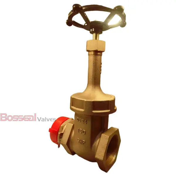 Class 150 LB Bronze Gate Valve, MSS SP-80, 1/4 IN, C83600 - Bosseal