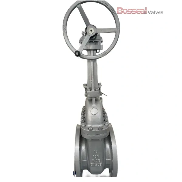 ASTM A216 WCB Gate Valve, 8 IN, CL1500, Bolted, Trim 8 - Bosseal