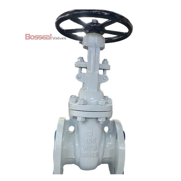 ASTM A216 WCB Gate Valve, 28 IN, 600 LB, API 600, RF Flanged - Bosseal