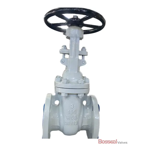 ASTM A216 WCB Gate Valve, Trim 8, OS&Y, API 600, 18 IN, CL300 - Bosseal