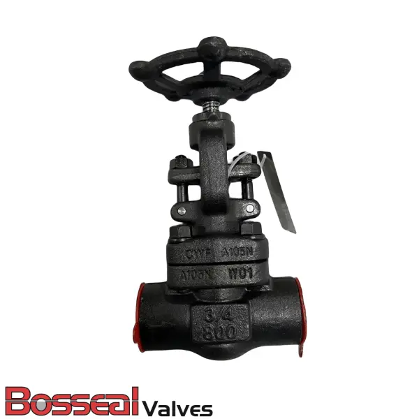 API 602 Gate Valve, 1-1/2 IN, 800 LB, ASME B16.34, A350 LF2 - Bosseal