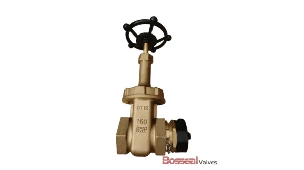 Bronze Gate Valve, ASTM B62 C83600, 1/2 IN, 200 LB, MSS SP-80 | Bosseal