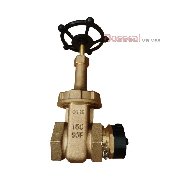 MSS SP-80 Rising Stem Gate Valve, 125 LB, 3 Inches, C83600 - Bosseal