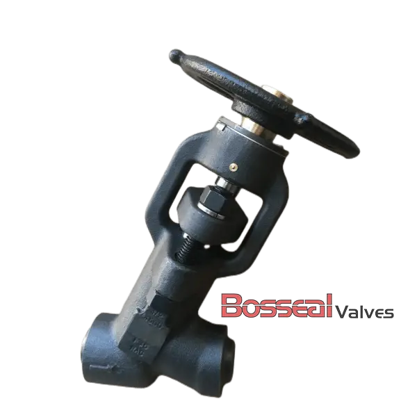 Bonnetless Y-pattern Globe Valve, 1-1/2 IN, 2500LB, A182 F11 - Bosseal