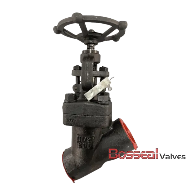 Y Pattern Globe Valve, A105N, 2500 LB, 1/2 IN, API 602 - Bosseal