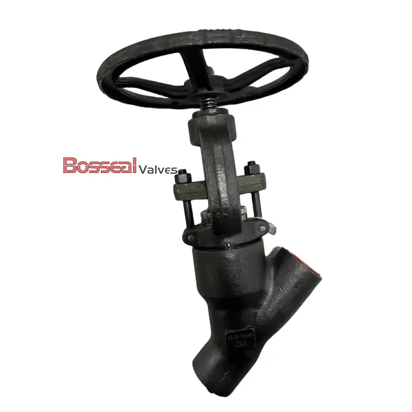 ASTM A182 F91 Y Globe Valve, 800 LB, 2 Inch, Bolted Bonnet - Bosseal