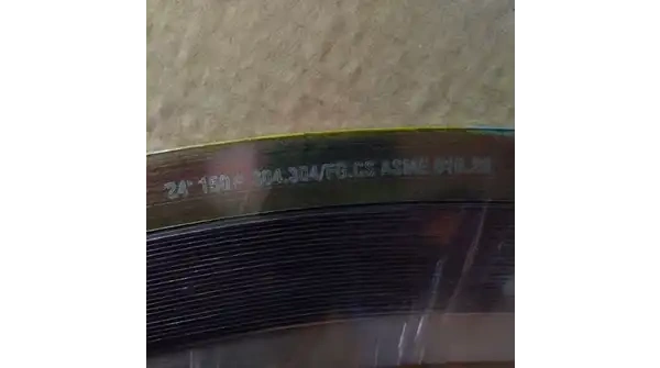 FG Filled Spiral Wound Gasket, 24 Inch, DN600, 150LB | Topper