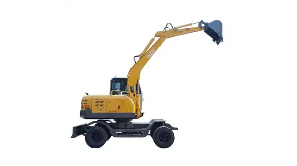 7 Tons Wheeled Tiptronic Dual Drive Excavator for Sale - TOPPER