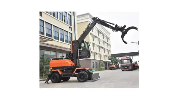 Wheeled Cotton Grab Machine, Equipped with Lifting Cab - TOPPER