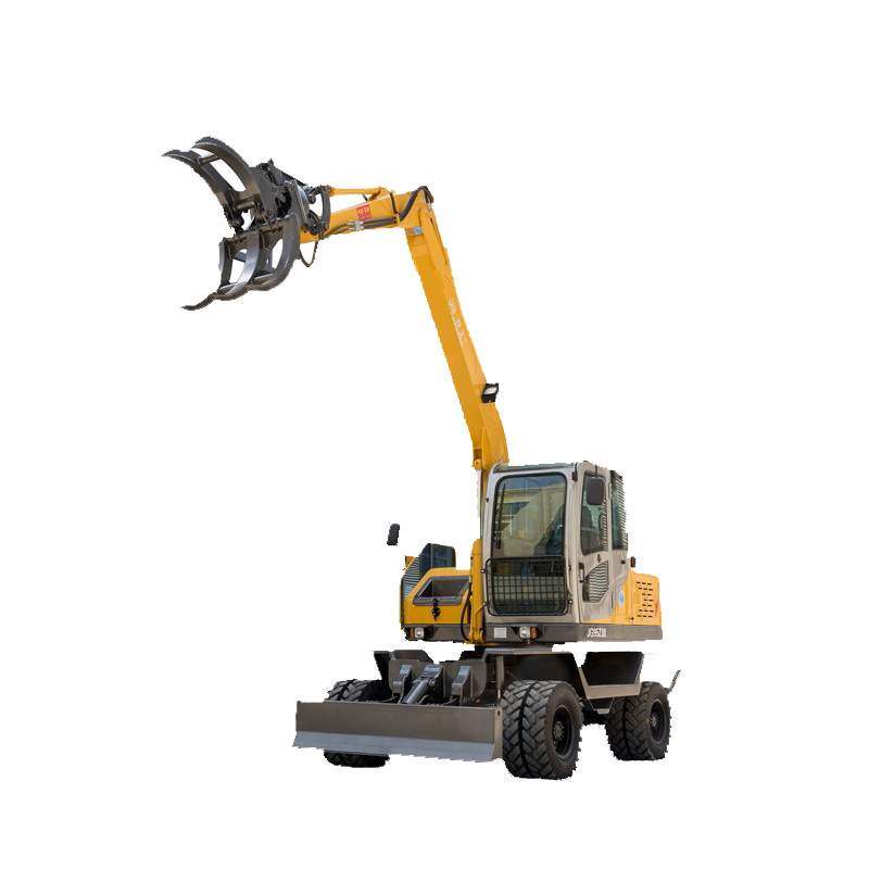 Wheeled Log Grapple Excavator, 6.5 Tons, Rated Power 50 KW - TOPPER