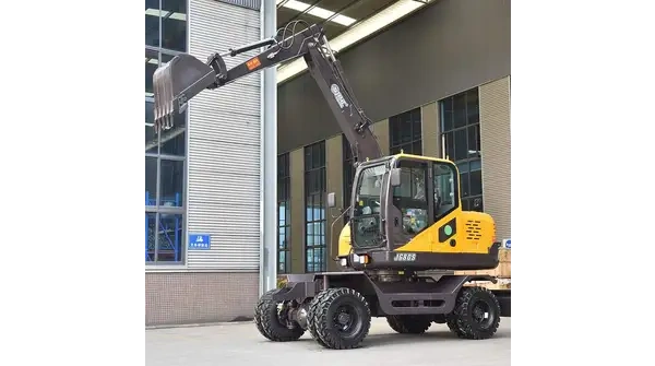 Wheeled Type Excavator with Automatic Transmission | TOPPER