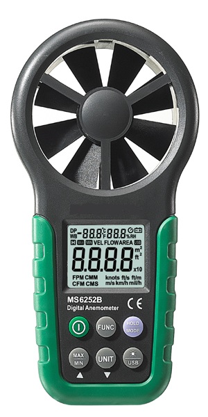 Digital Anemometer MS6252B | Mastech