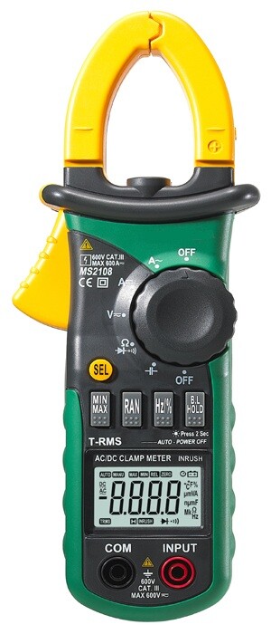 AC Digital Clamp Meter MS2108 | Mastech