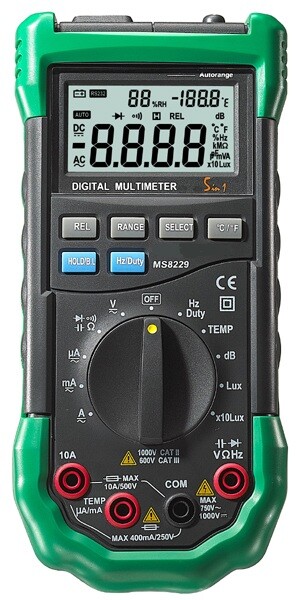 5 in 1 Autorange Digital Multimeter MS8229 | Mastech