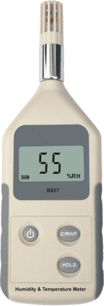 Digital Humidity and Temperature Meter R827 | Mastech