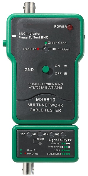 Multi-Network Cable Tester MS6810 | Mastech
