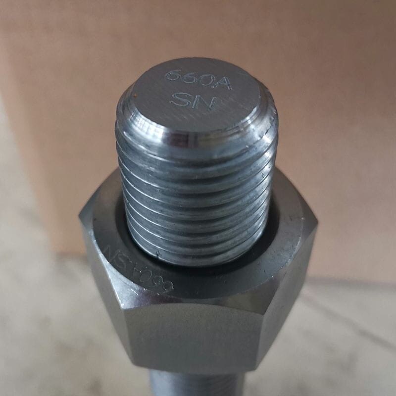 Fully Threaded Stud Bolts, ASTM A453 660 Class A, ISO 261, M27 - China ...