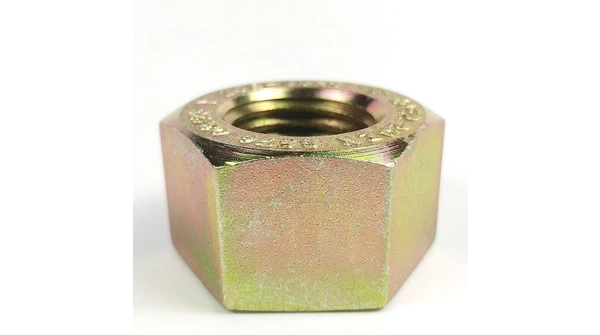 ASTM A320 L7 Hex Nut, DIN 934, M30, Zinc Bichromated Coating - China Topper