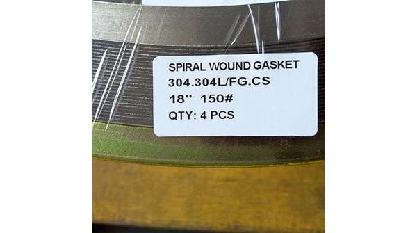 SS 304 Inner Ring Gasket, FG Filler, 18 Inch, DN450, 150 LB | China Topper