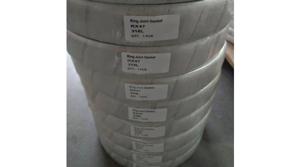 Stainless Steel 316L RTJ Gasket, RX Series, RX47, 5000 PSI - China Topper