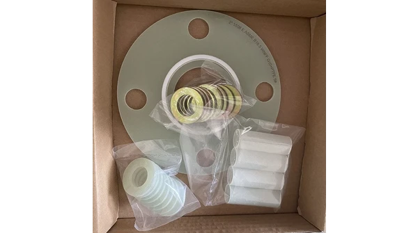 Type E Flange Isolation Gasket Kit, 2 IN, 150 LB, PTFE Seal | China Topper