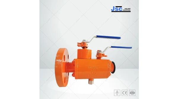 ASTM A350 LF2 DBB Ball Valve, API 6D, 300 LB, 1-1/2 x 1/2 IN | JSC