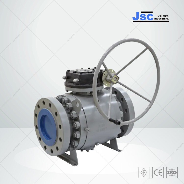 API 6D Trunnion Ball Valve, ASTM A105N, 8 Inch, 600 LB, RF - JSC