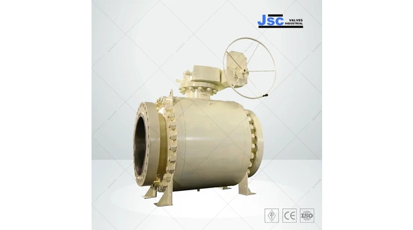 API 6D Trunnion DBB Ball Valve, ASTM A105N, 32 IN, 300 LB, RF | JSC