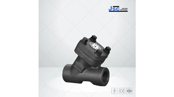 Y Type Check Valve, ASTM A105N, API 602, 1 Inch, 800 LB, NPT | JSC