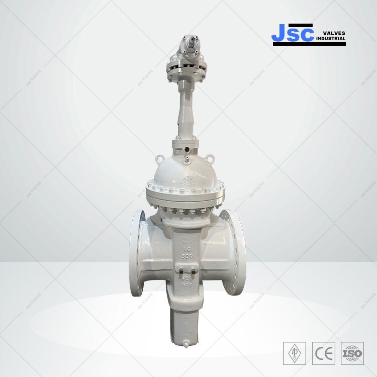 Through Conduit Gate Valve, ASTM A216 WCB, 16 Inch, 300 LB, RF - JSC
