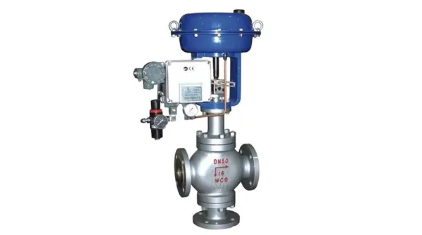3-Way Diverting Control Valve, ASTM A217 WC9, 2 Inch, 150 LB - CNCONTROL