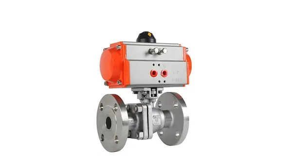 Two Way Pneumatic Ball Control Valve, F316, F304, 1/2-8 Inch | MFRS