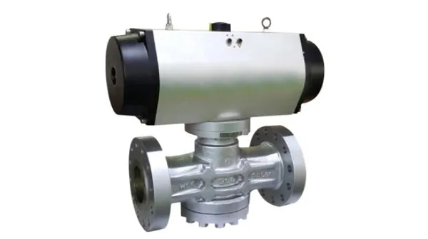 Pneumatic Lubricated Plug Control Valve, CS, SS, 150-2500 LB - MFRS