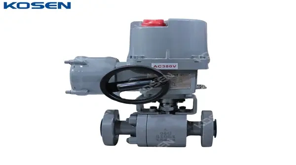 Electric Floating Ball Valve, A105N, 1 Inch, CL400, Flanged | Kosen