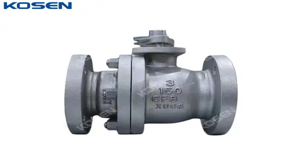 Stainless Steel Floating Ball Valve, A351 CF8, 3 Inch, CL150 | Kosen