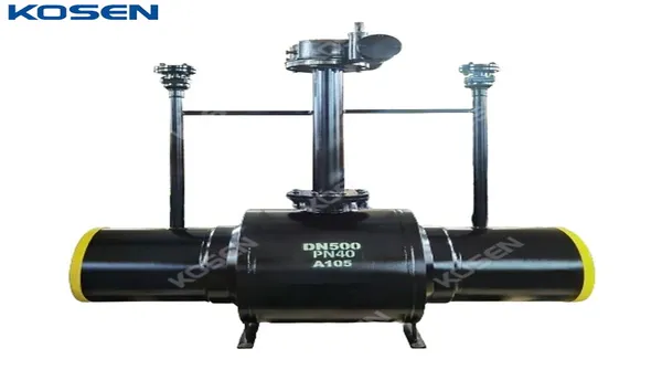 Underground Fully Welded Ball Valve, ASTM A105, DN500, PN40 | Kosen