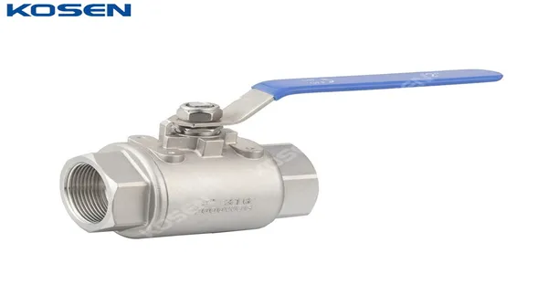 Two Piece Ball Valve, NACE MR0175, CF8M, 2 IN, 2000 PSI, NPT | Kosen