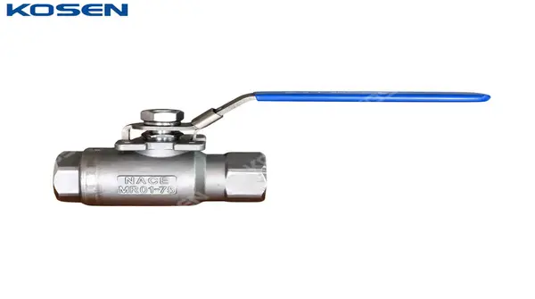 NACE MR0175 Ball Valve, ASTM A351 CF8M, 1 IN, 3000 PSI, NPT | Kosen