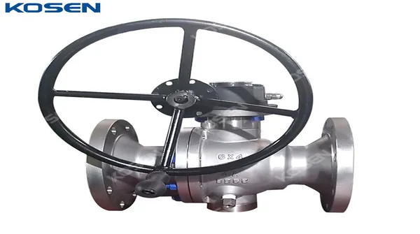 ASTM A890 4A Trunnion Ball Valve, API 6D, 6 * 4 Inch, 150 LB | Kosen